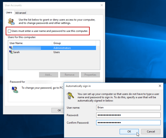 How-to Autologin a Windows User