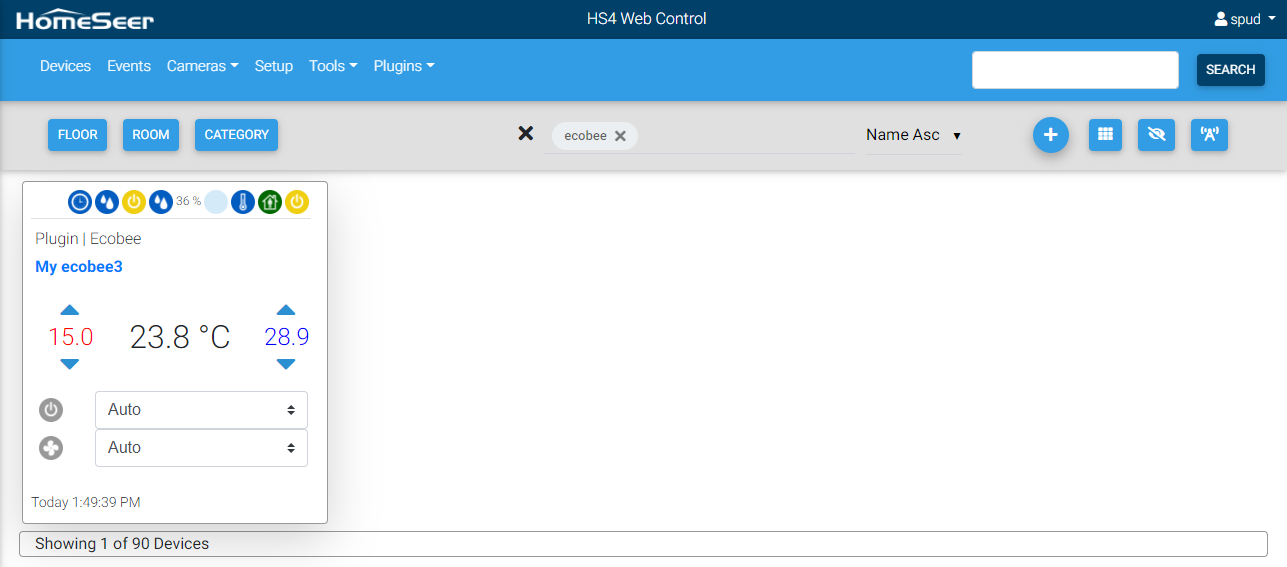 Setting Up the Ecobee Plugin