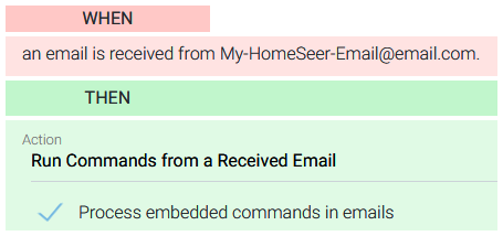 Run Commands from a Received Email