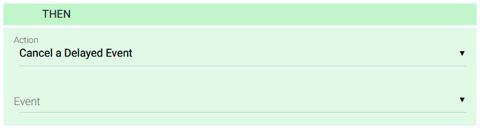 Cancel a Delayed Event